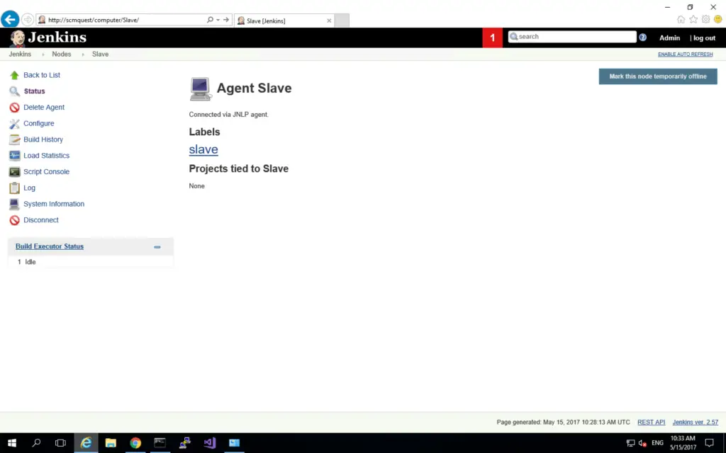 Jenkins Windows Slave Configuration With Screenshots