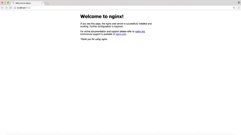 Nginx Docker Container With Protocol