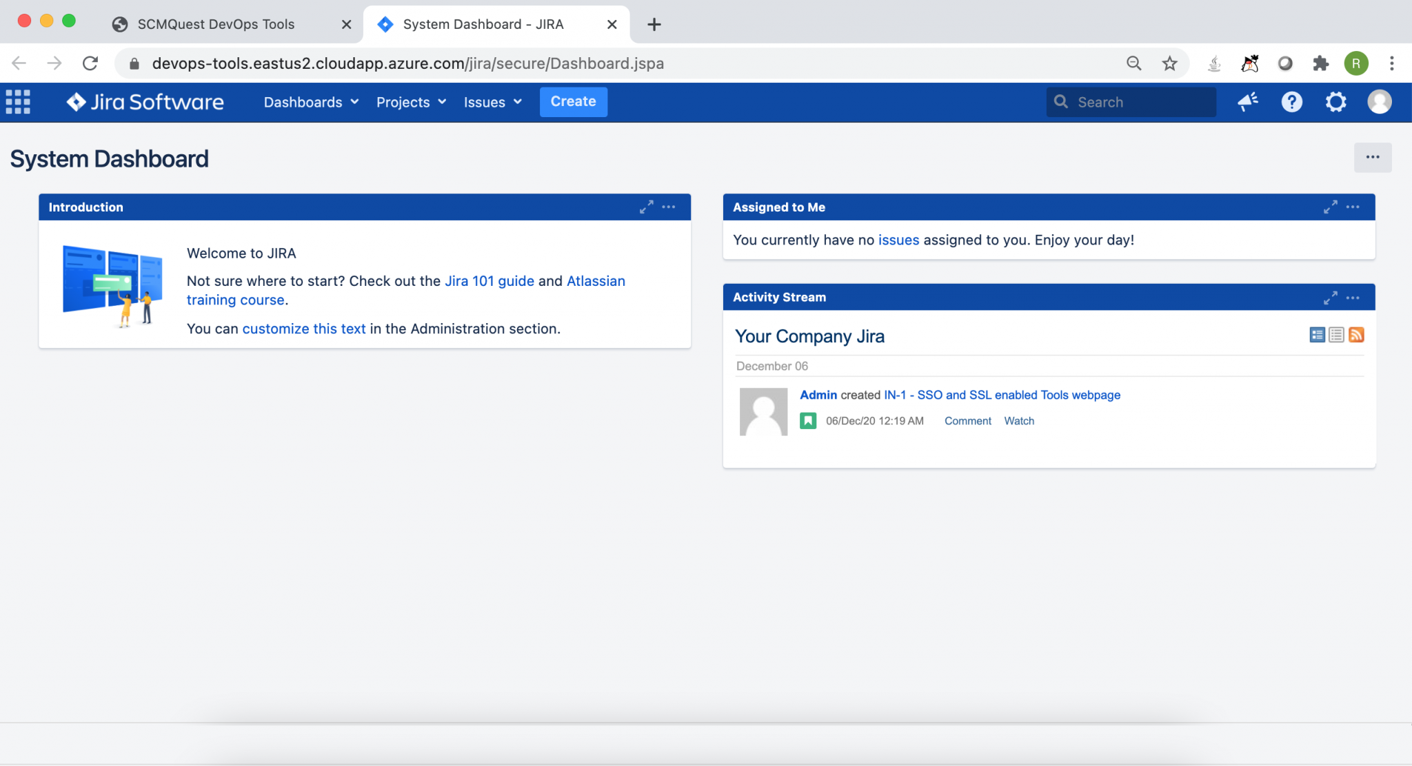 How to Create SSO & SSL webpage (using httpd Reverse Proxy)