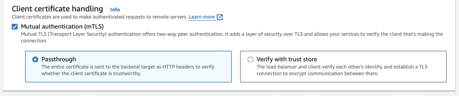 AWS Application Load Balancer (ALB) now supports Mutual TLS (mTLS ...