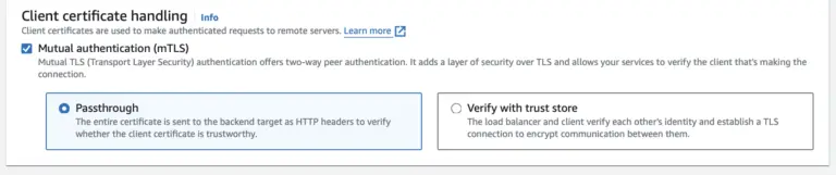 AWS Application Load Balancer (ALB) now supports Mutual TLS (mTLS ... AWS Application Load Balancer (ALB) now supports Mutual TLS (mTLS ...