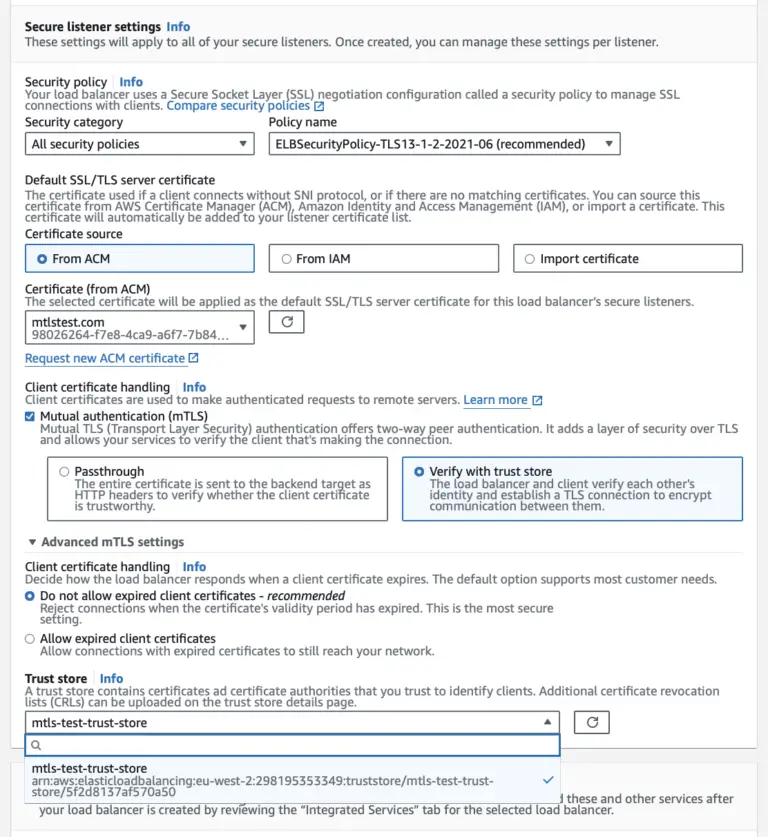 AWS Application Load Balancer (ALB) now supports Mutual TLS (mTLS) : Step-by-Step Implementation ...